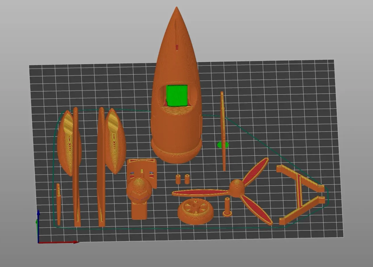 Plane model by Jarda Linek | Download free STL model | Printables.com
