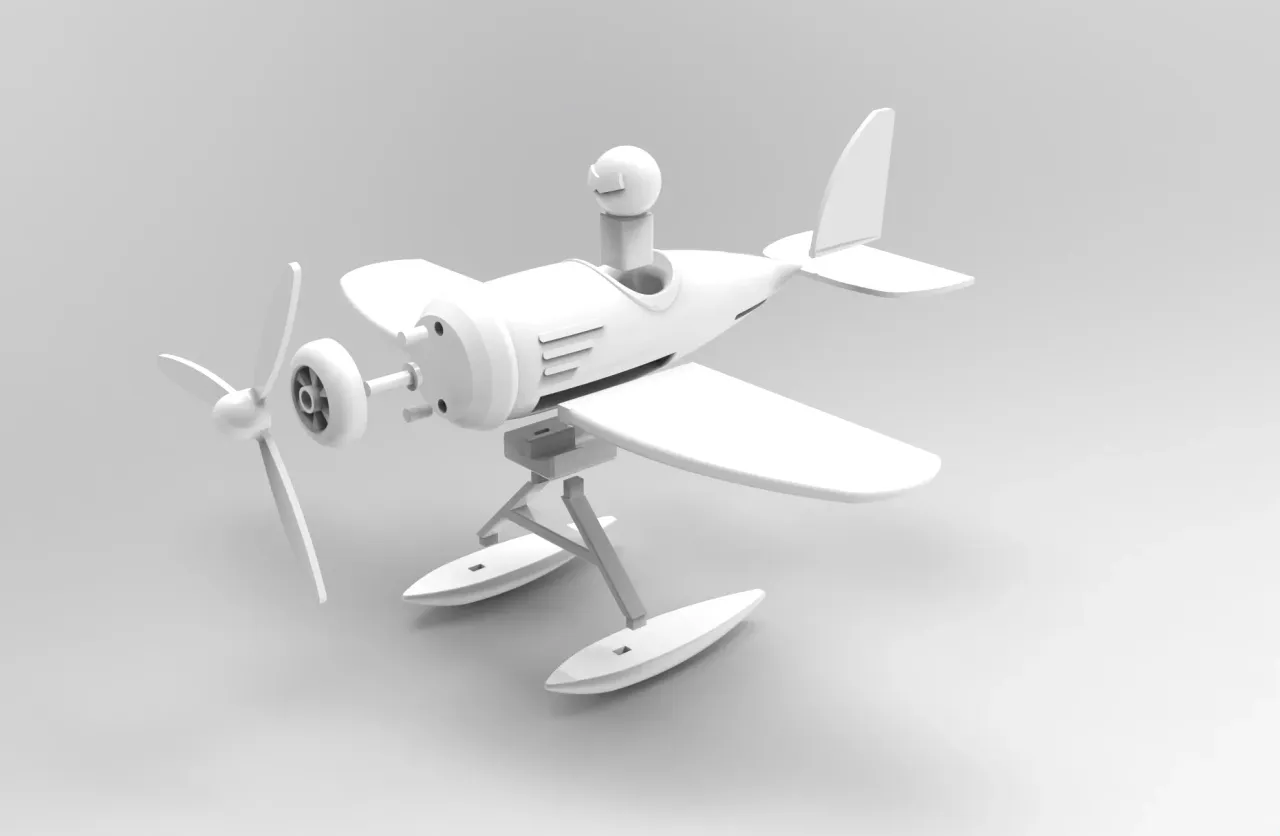 Plane model by Jarda Linek | Download free STL model | Printables.com