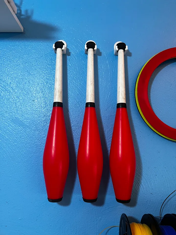 Juggling Club Holder by jake | Download free STL model | Printables.com
