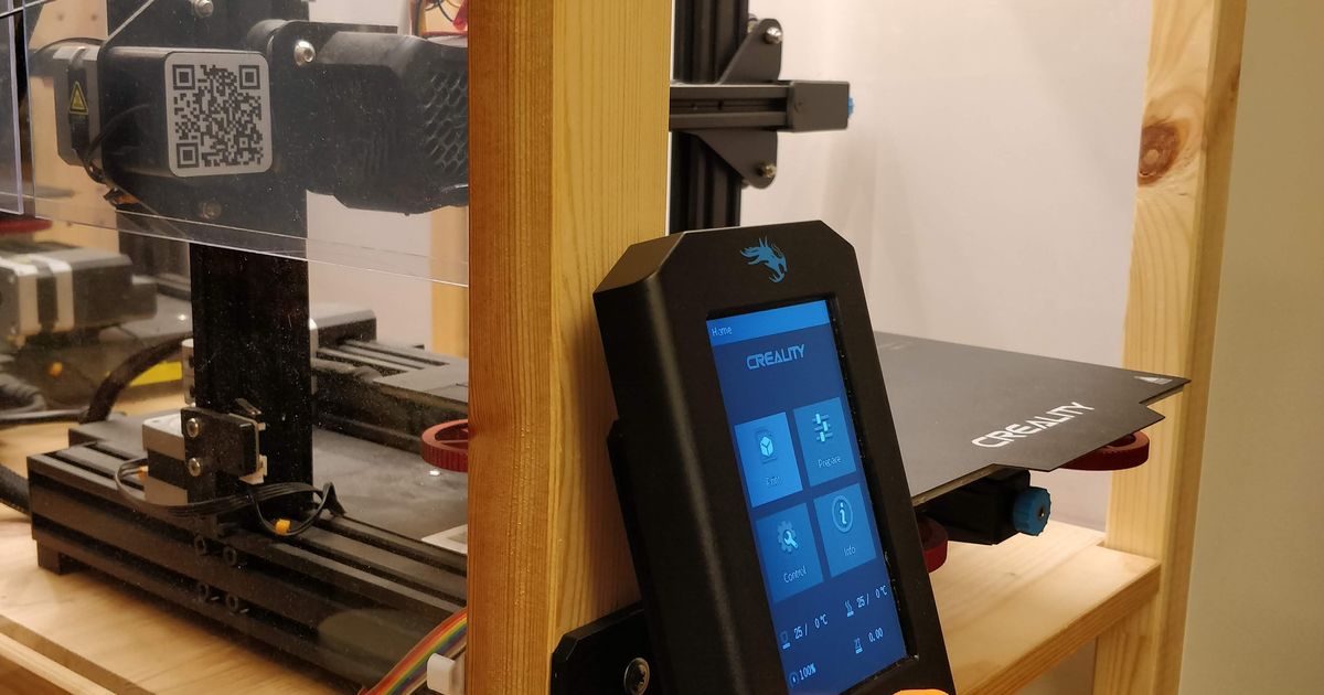 Wallmount for Creality Ender 3V2 by Bobbelz | Download free STL model ...