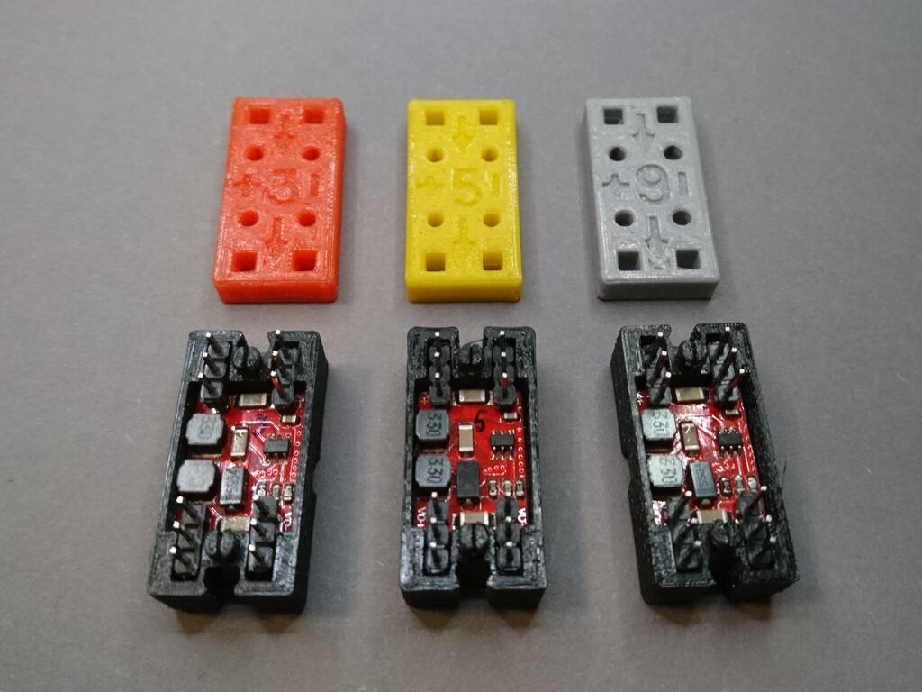 Small DC-DC converters for fischertechnik by juh | Download free STL ...