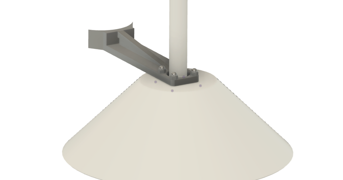 ADS-B 1/4 Wave GP Antenna Radome and Mount by Pascal | Download free ...