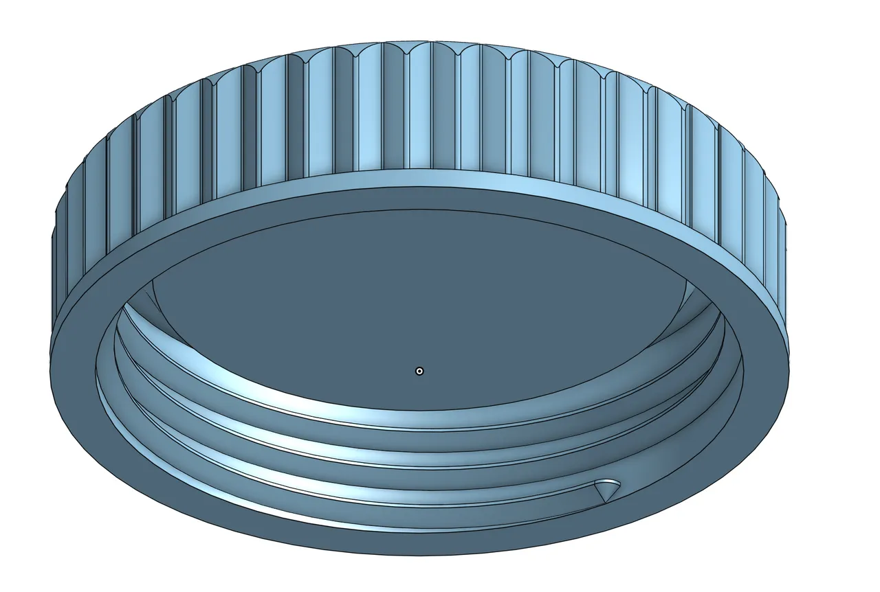 Nalgene 63mm Replacement Cap/Lid by Konneker | Download free STL model ...