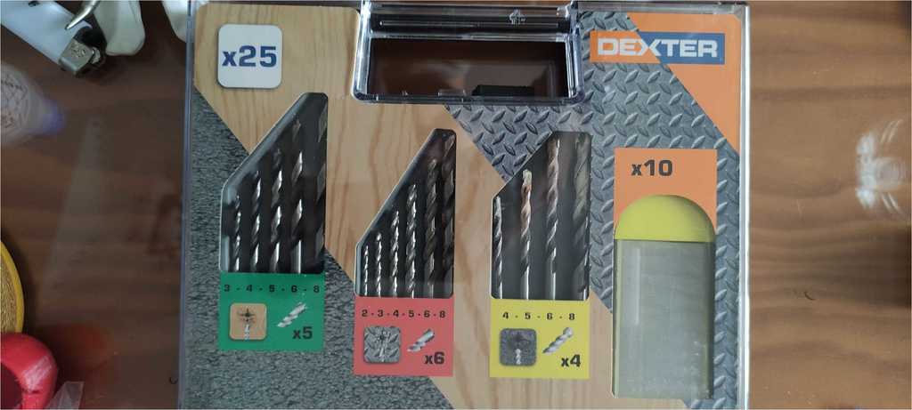 Caja de puntas Hexagonales (DEXTER) - Hexagonal bit box (DEXTER) by ...