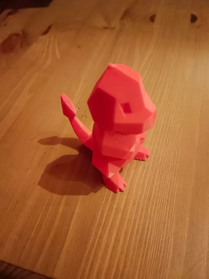 Low Poly Charmander by Erik Schulz | Download free STL model ...