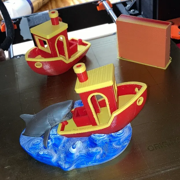 Jaws Attack on Benchy - Split model by KN16 | Download free STL model ...