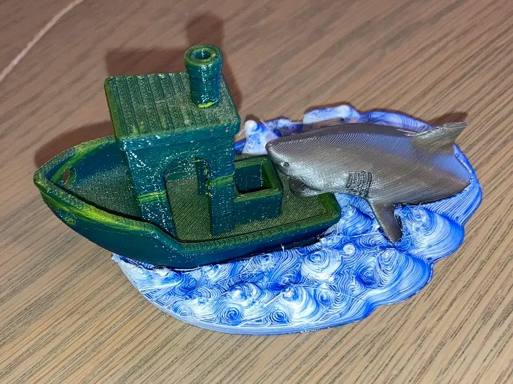 Jaws Attack on Benchy - Split model by KN16 | Download free STL model ...