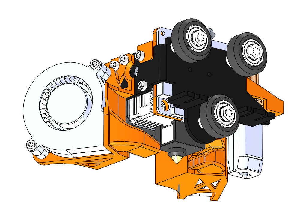 V1.1.1 Hornet: Creality Sprite Extruder Cooling System Mod by psycen ...