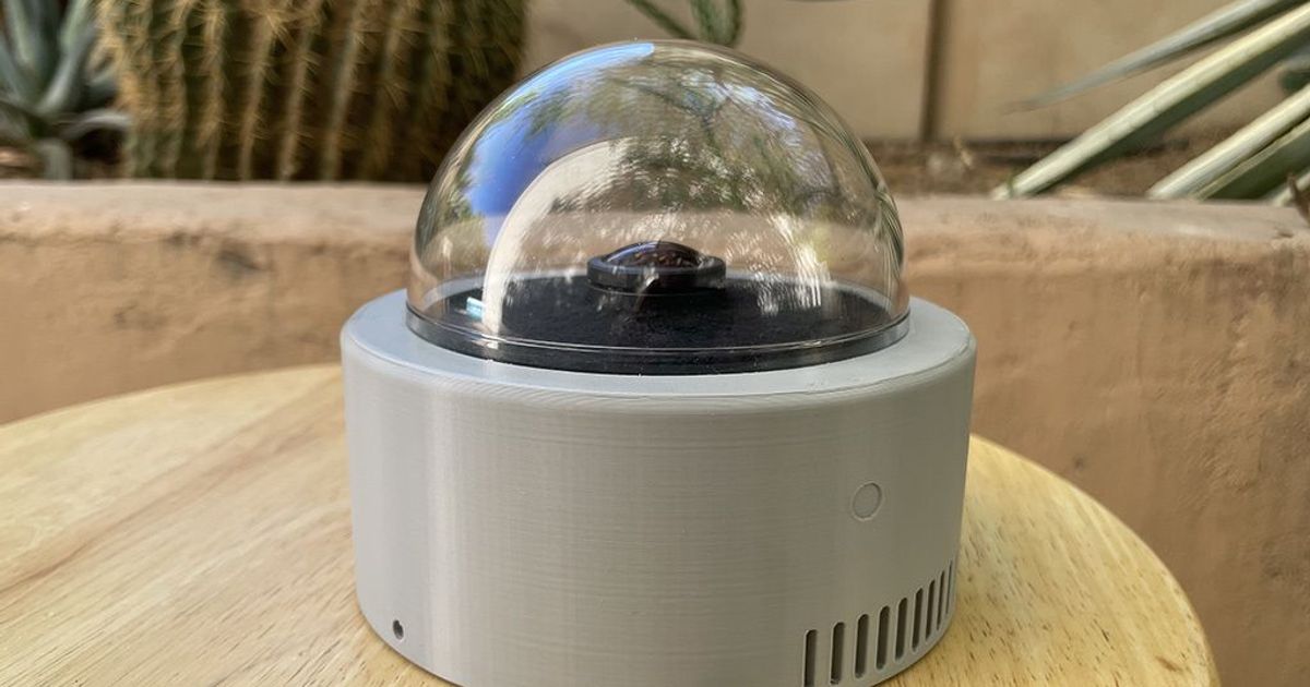All Sky Camera Enclosure by edgett | Download free STL model ...