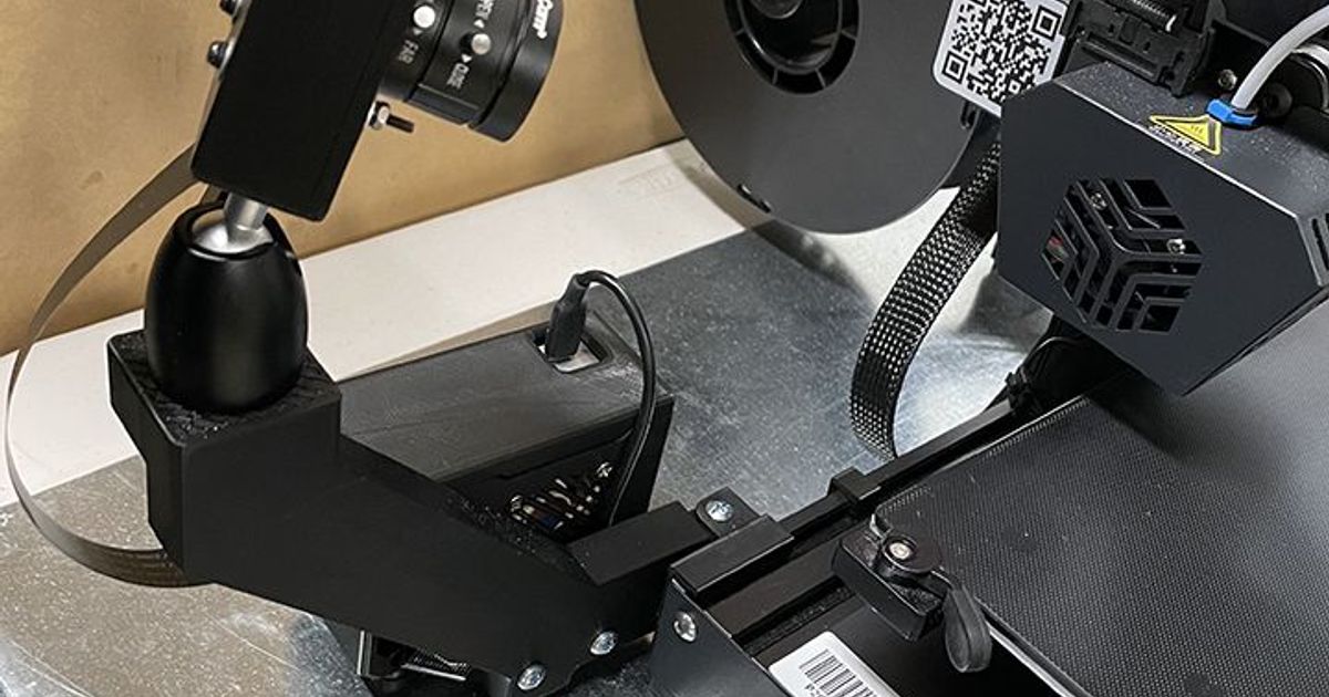 3D Printer: Mounting Arm and Case for Raspberry Pi HQ Camera and ...