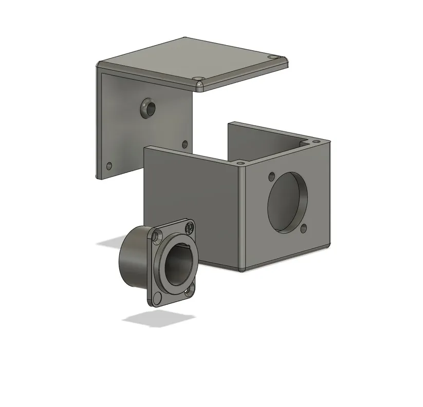 DMX XLR socket box by Modar | Download free STL model | Printables.com