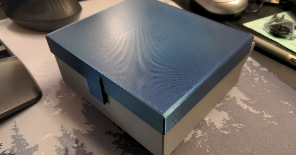 Electronics Project Box - Snap Shut box with hinge by snrkl | Download ...