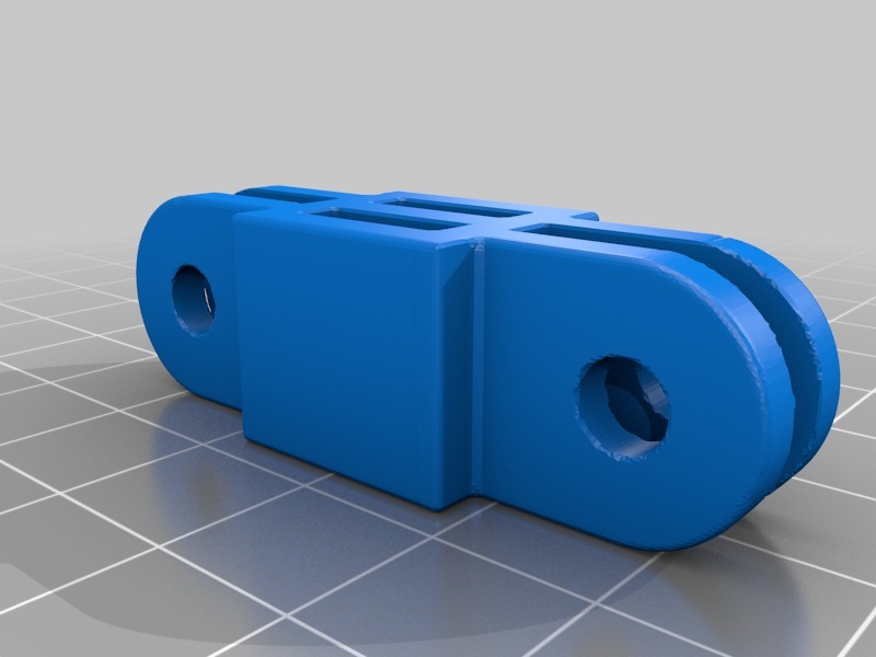 GoPro straight mount extender (double two prong / double male) by ...