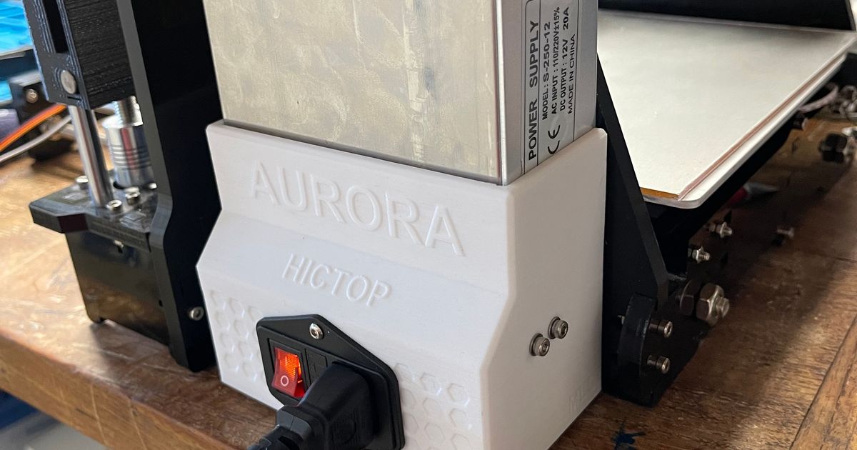 Aurora HICTOP Power Supply Cover with power switch by michelluccote ...