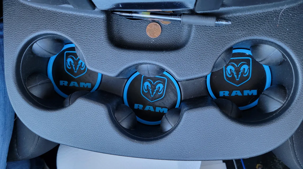 Ram Logo Coaster by Fwlogue | Download free STL model | Printables.com