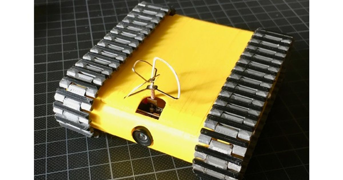 Mini FPV-Rover (Tank) by Markus_p | Download free STL model ...
