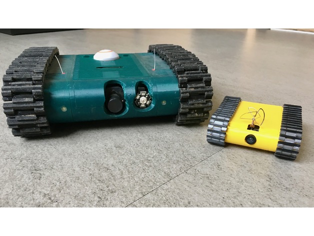 Mini FPV-Rover (Tank) by Markus_p | Download free STL model ...