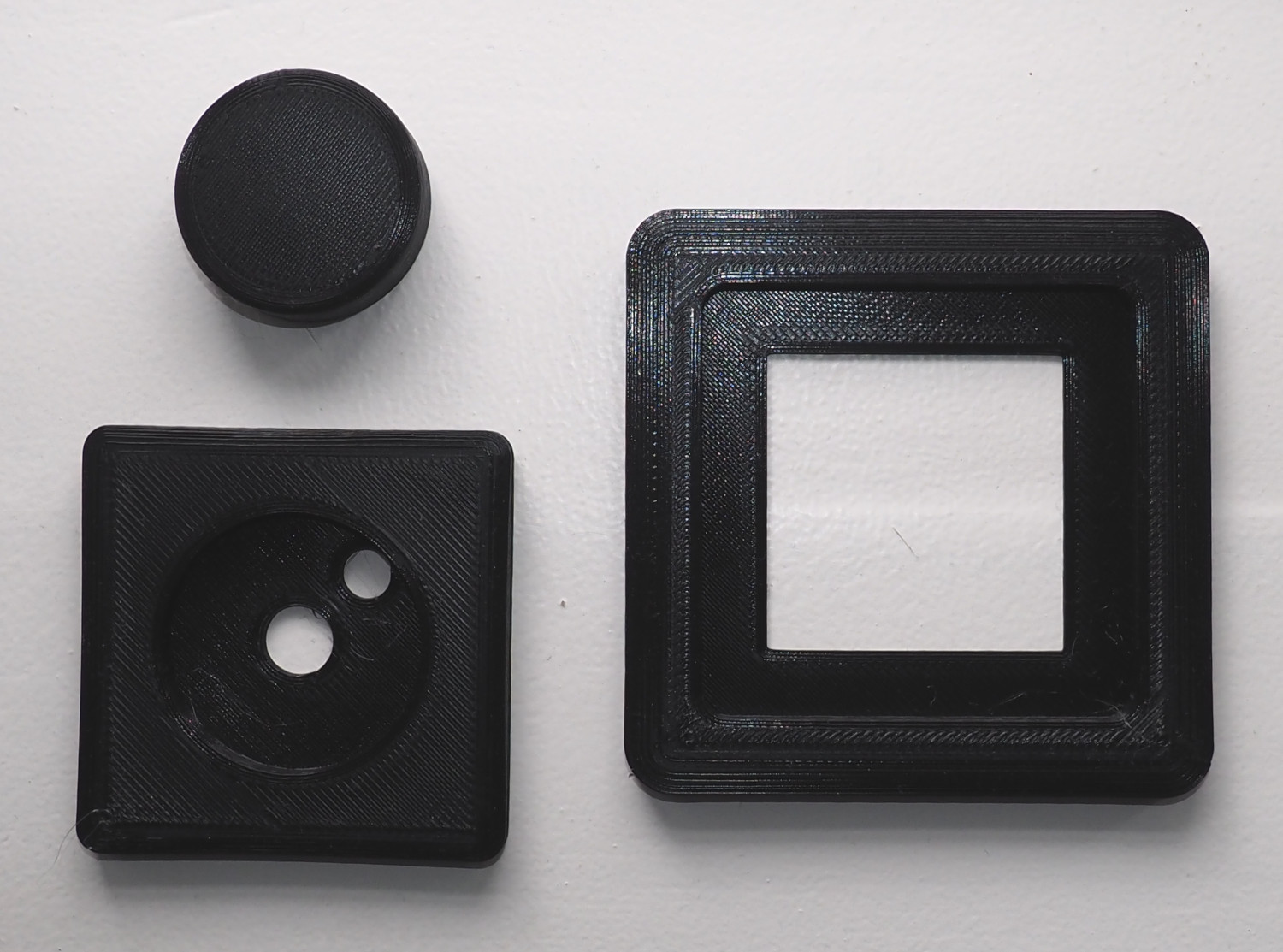 Light Dimmer knob, plate and frame - Parametric scad by CoMet ...