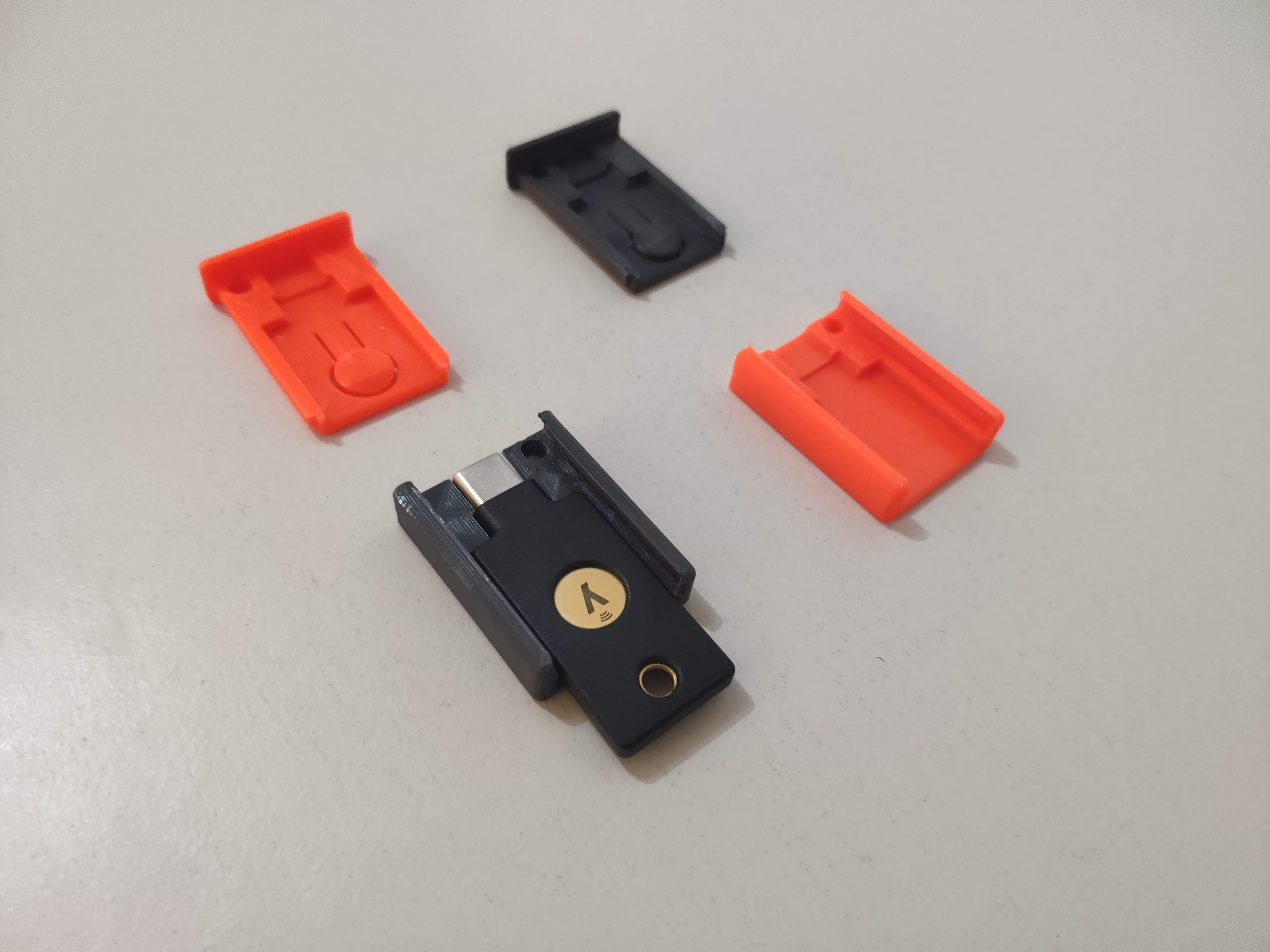 YubiKey Keychain Sleeve by Benjamin von Deschwanden | Download free STL ...