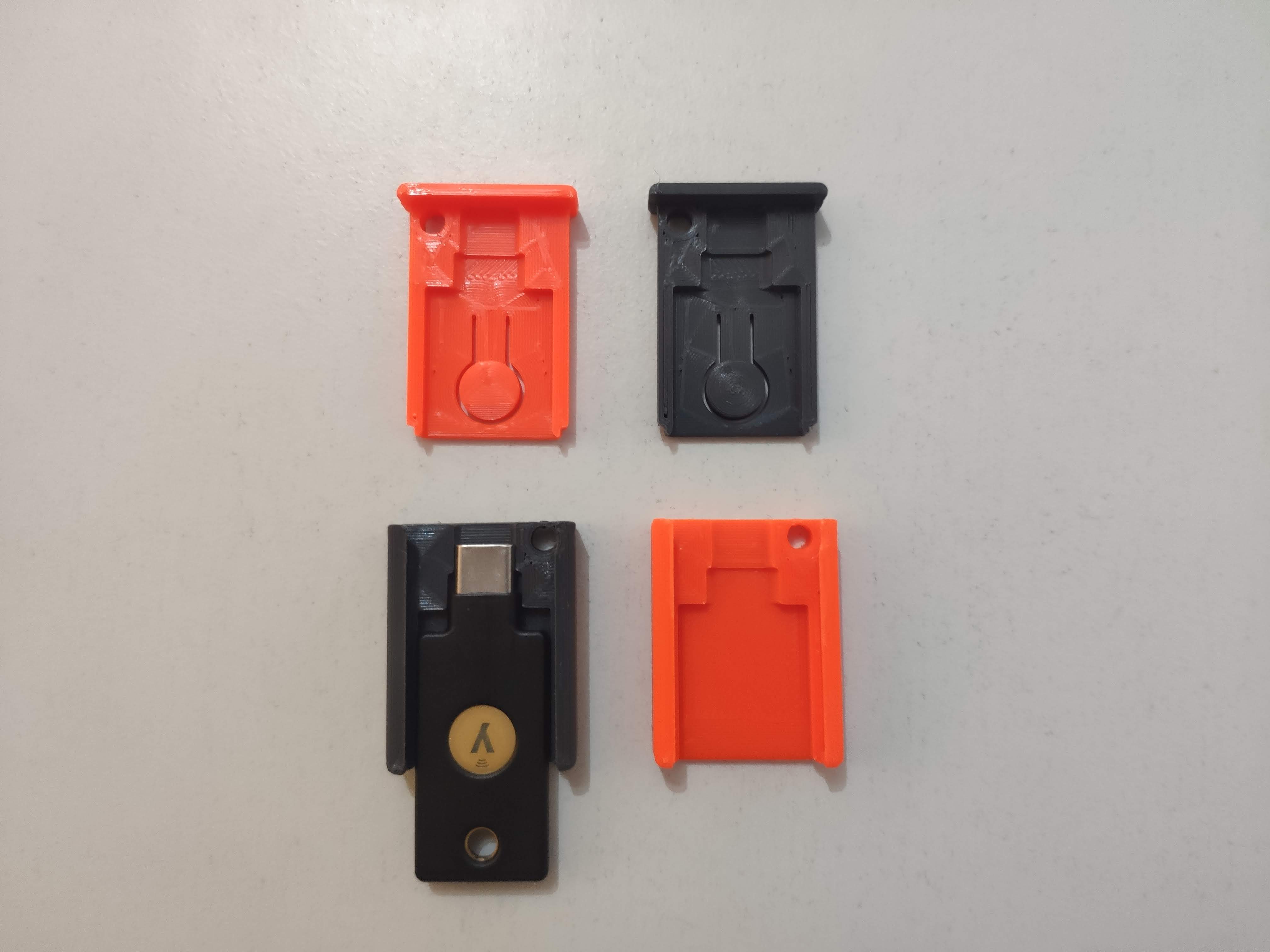 YubiKey Keychain Sleeve by Benjamin von Deschwanden | Download free STL ...