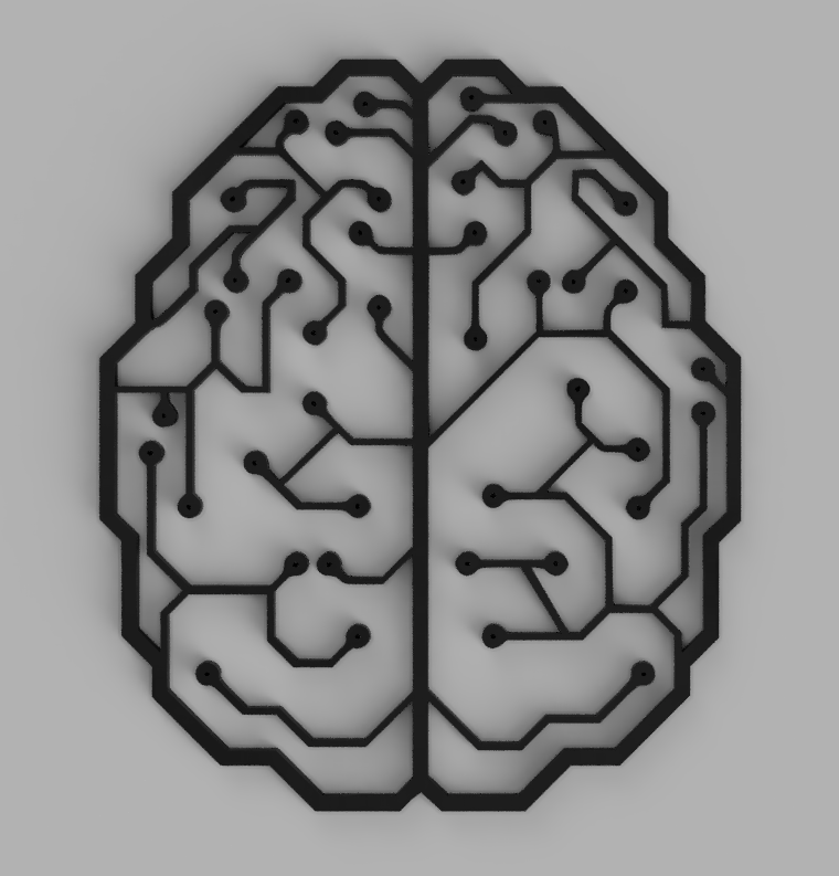 Brain Circuit 2D por NoWayOut1980 | Descargar modelo STL gratuito ...