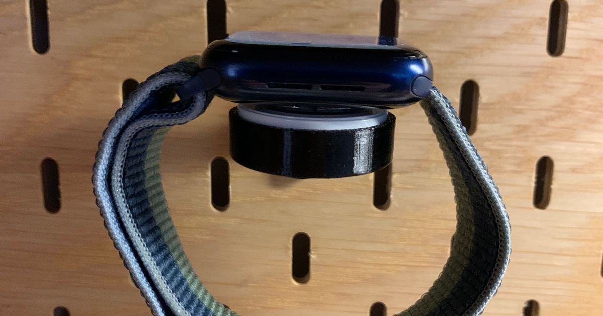 apple watch Charging stand for IKEA SKADIS by zhanuo | Download free ...