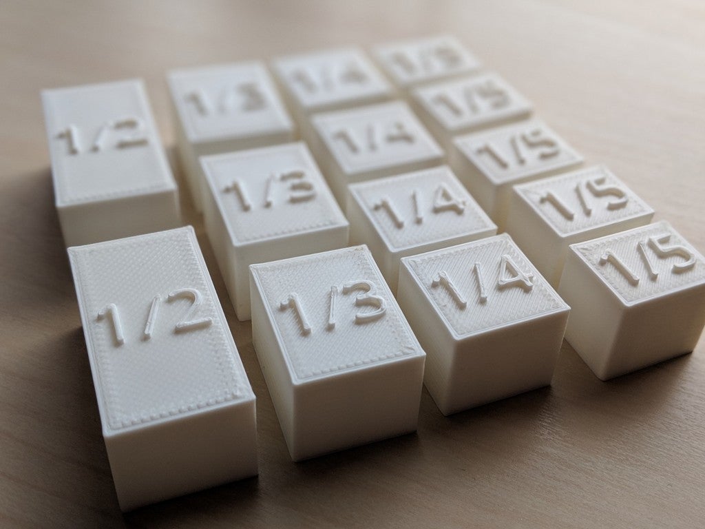 Fraction Blocks, Teachable Classroom Math Manipulative Model! by Andrew ...