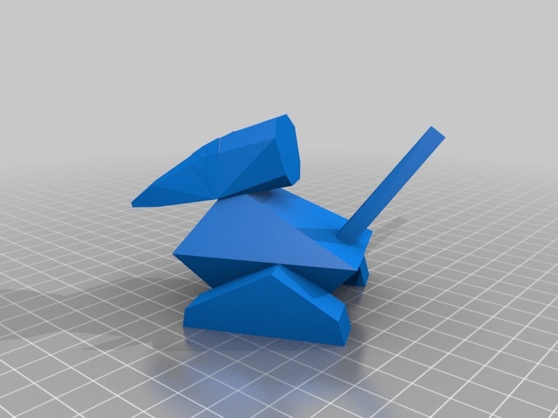 Low Poly Porygon / Pokemon #137 by Andrew_Sink | Download free STL ...