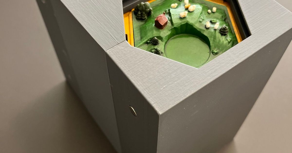 Catan Hex Storage - magentic & interlocking by Jörn | Download free STL ...