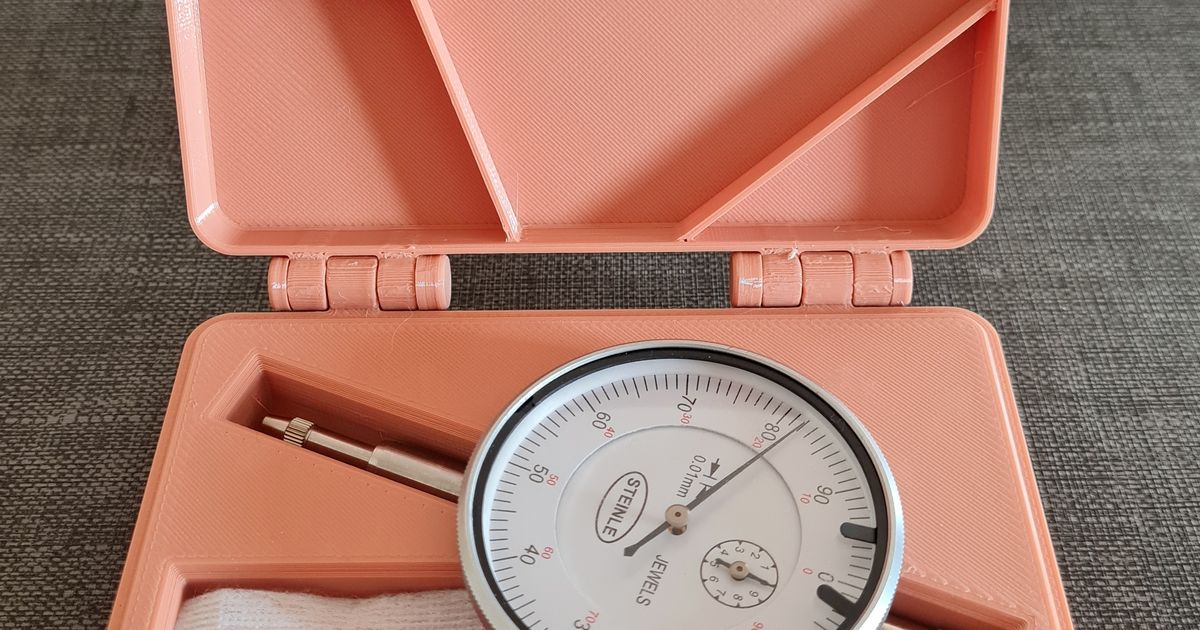 Dial Indicator Box, hinged by JBoe | Download free STL model ...