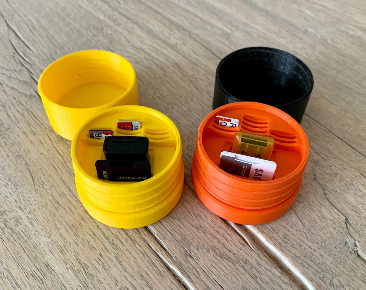 MicroSD Card holder by Markus_p | Download free STL model | Printables.com