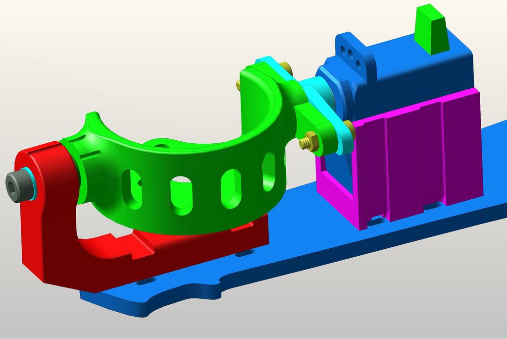 Tricopter LR and Baby Impossible Tilt with Bearings and Crossfire ...