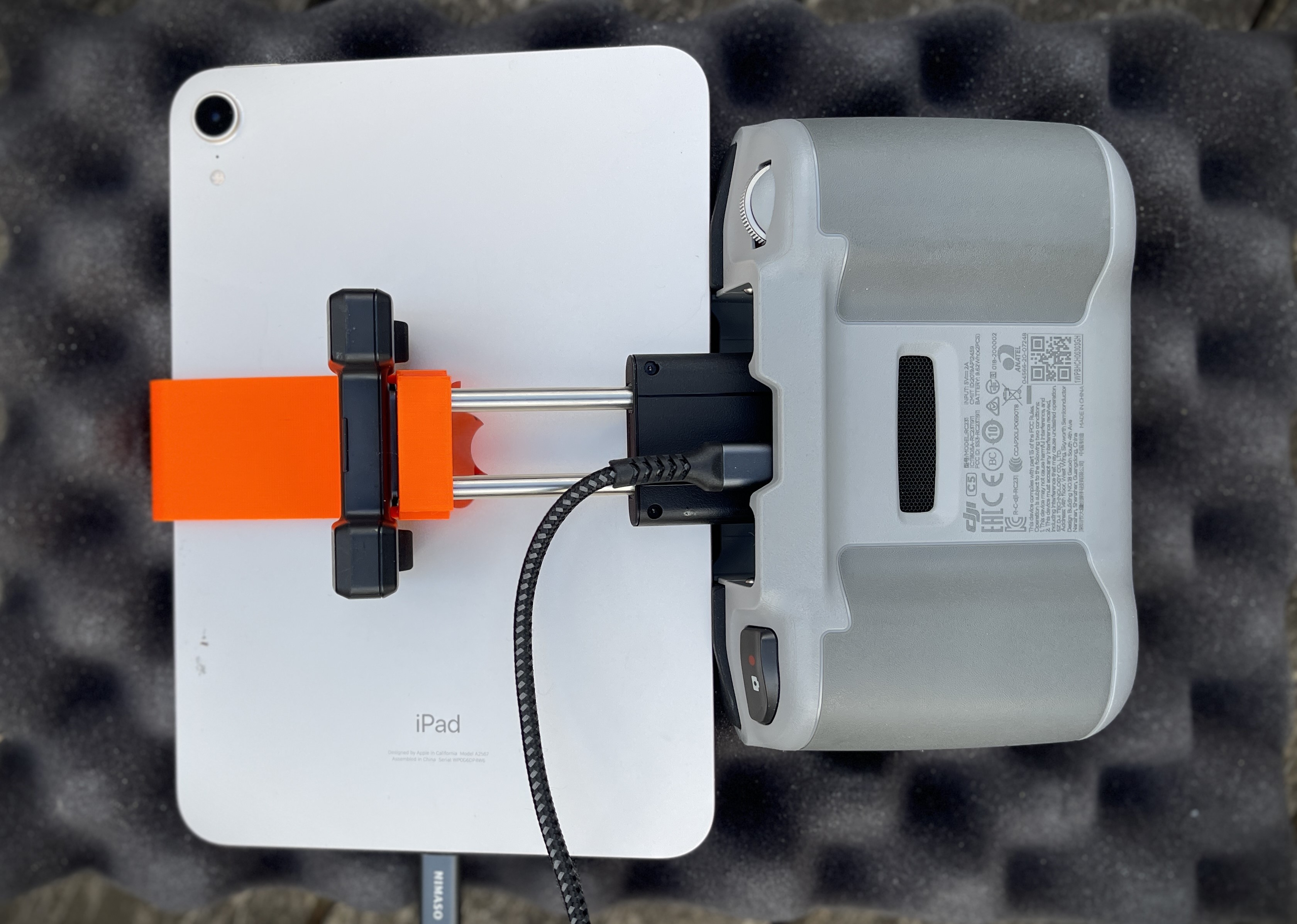 DJI Mavic Air 2 8" tablet mount for iPad Mini, etc. by Ryan-N2YQT ...