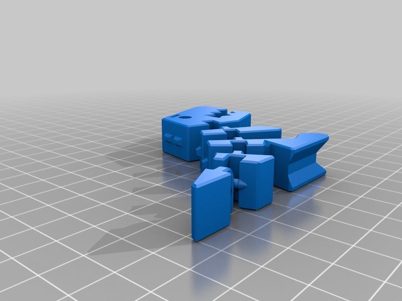 Two Color Flexi Rex Dinosaur / Dual Extrusion Print! by Andrew_Sink ...