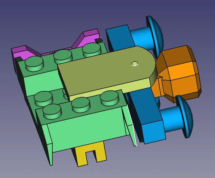 Lego trains - buffers, magcoupler, wheels by Tomáš Koloušek | Download ...