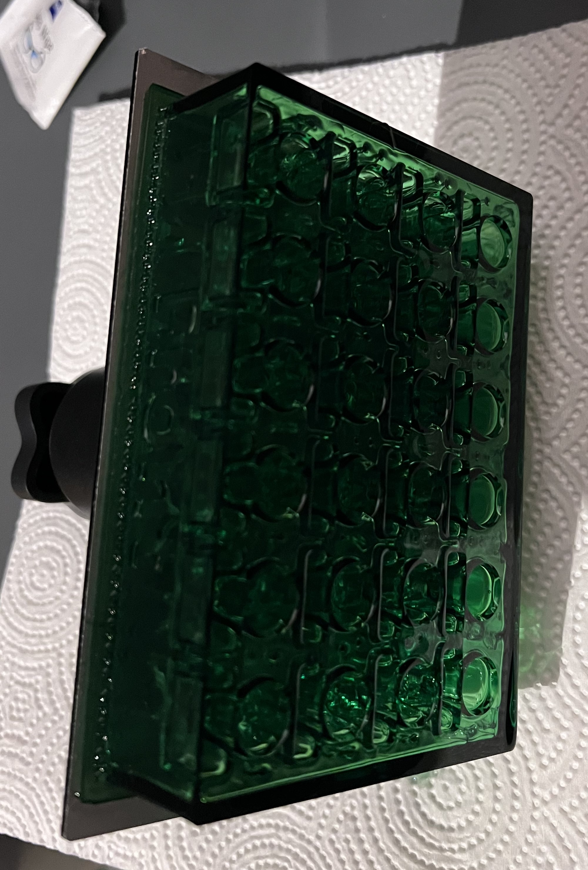 4x6 cap-retaining tube rack for stickered microcentrifuge eppendorf ...