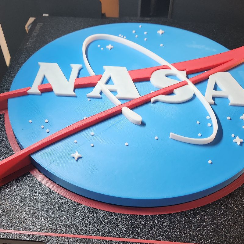 3d Printed Nasa Logo