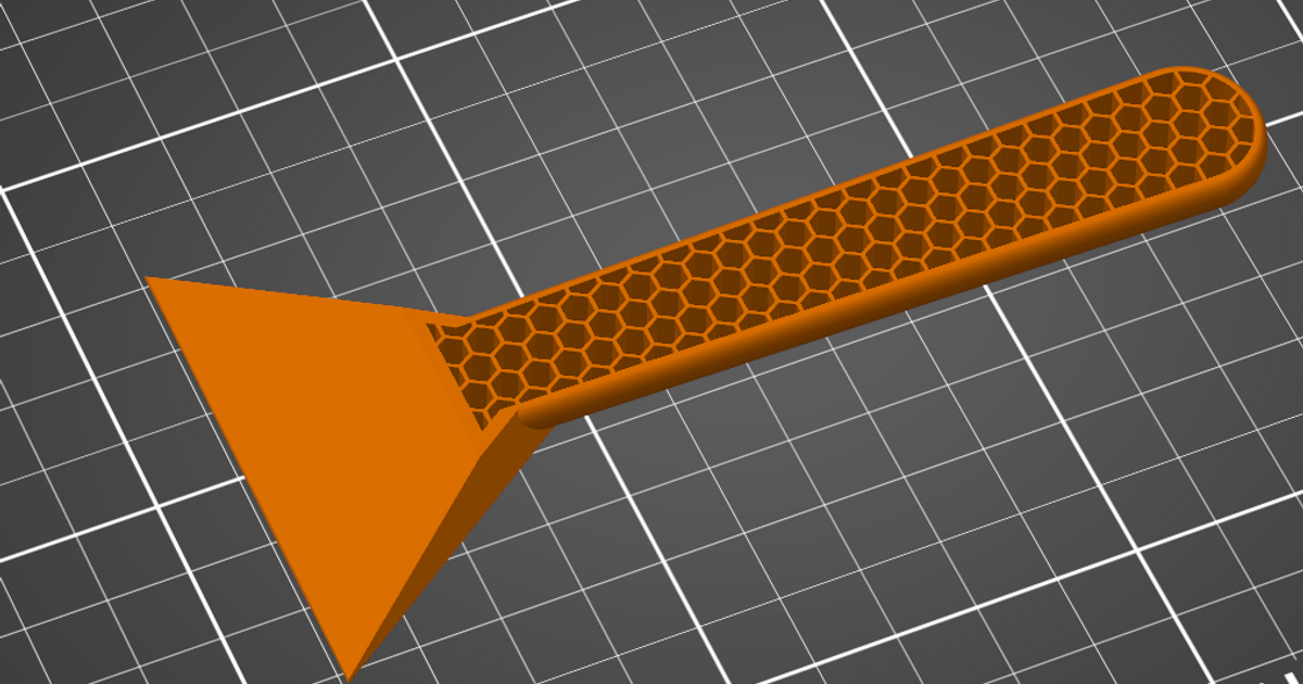 Hex Printbed Scraper by Craias | Download free STL model | Printables.com