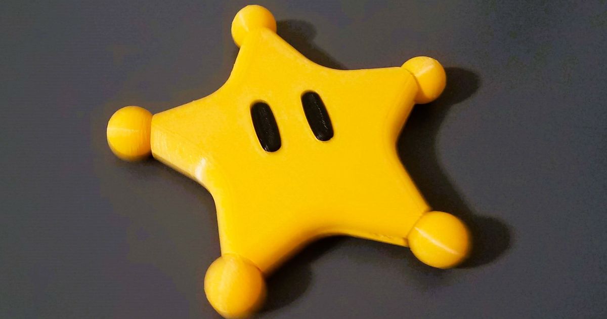 Mario Grand Star by porda | Download free STL model | Printables.com