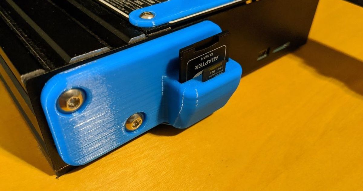 SD Card Support by Popcorn | Download free STL model | Printables.com