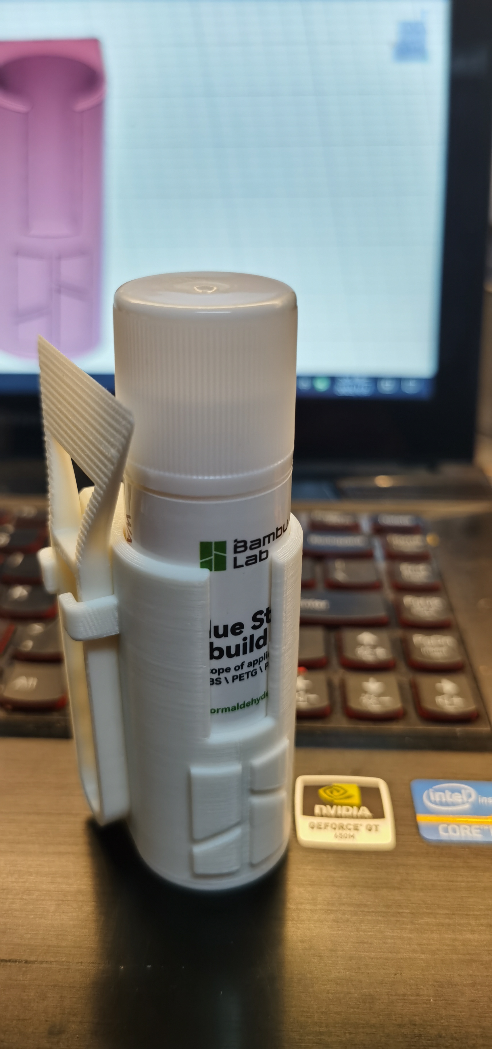 bambu lab x1 p1 glue scraper stick dock by pocool | Download free STL ...