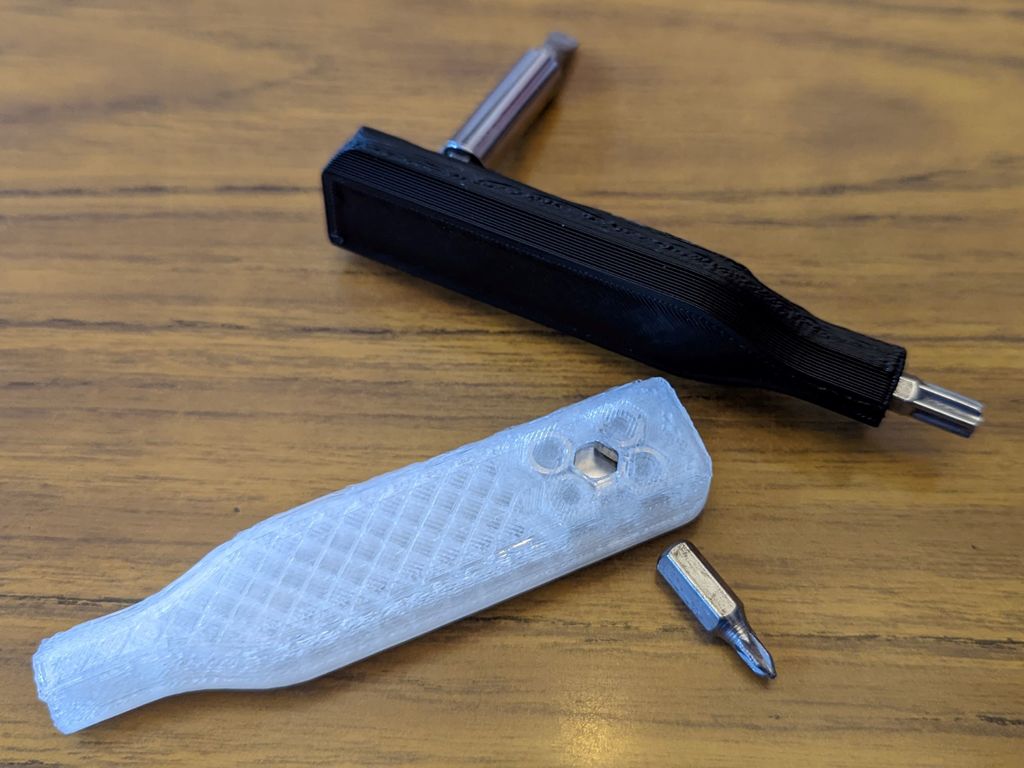 Hex Bit Handle with M5-Nut for Strength by MaxelO | Download free STL ...