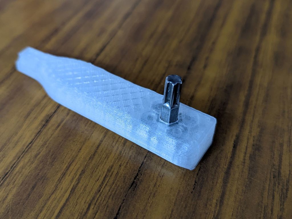 Hex Bit Handle with M5-Nut for Strength by MaxelO | Download free STL ...