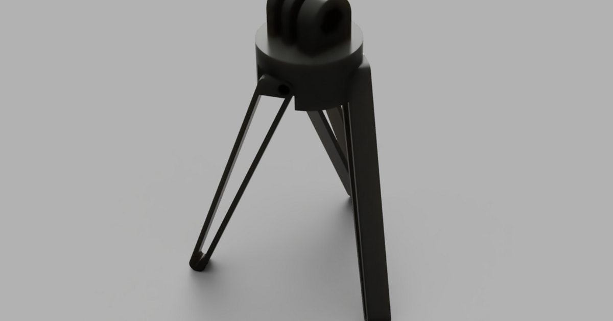 Action Cam Tripod by Nicrowelle | Download free STL model | Printables.com