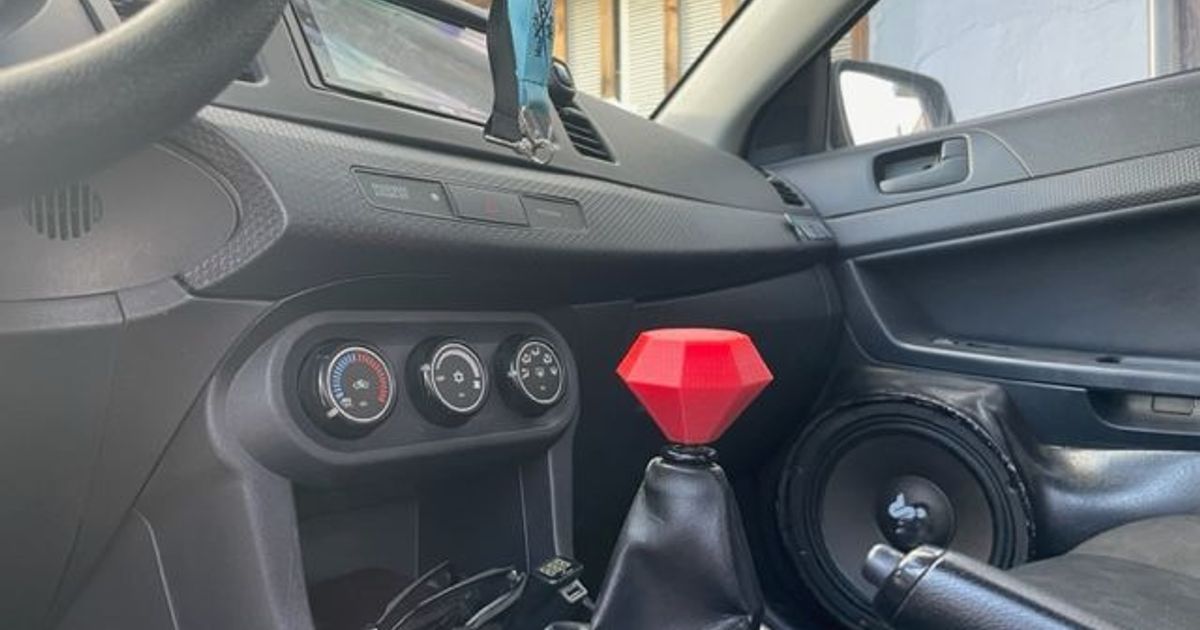 Diamond Shift Knob by Falberto | Download free STL model | Printables.com
