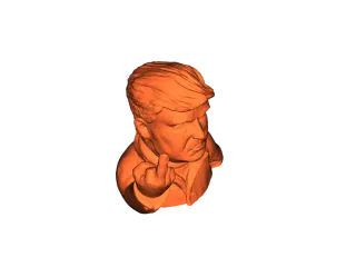 TRUMP Middle FINGER by BlueBear3D | Download free STL model ...