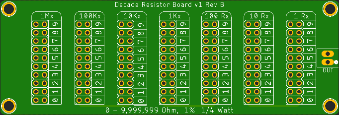 Decade Resistor Board by ericsnis | Download free STL model ...