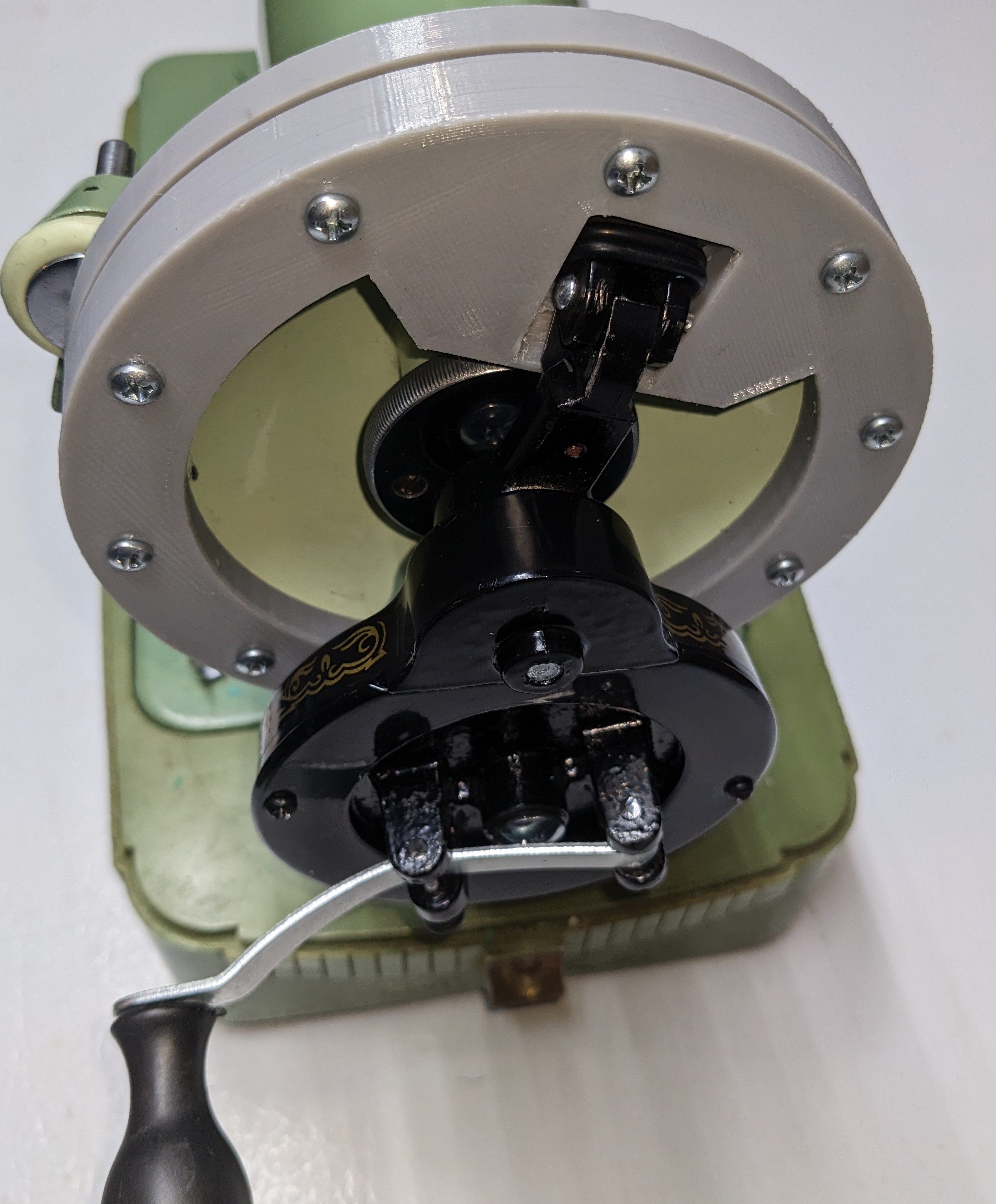 Singer 185k Hand Crank Adapter by OhioBruce | Download free STL model ...
