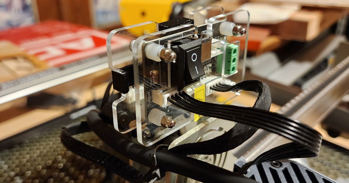 Atomstack R30 Controller Board Bracket Mount by finalthought | Download ...