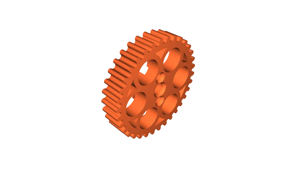 High Torque K’nex Gear (36 tooth) by nightfox90 | Download free STL ...